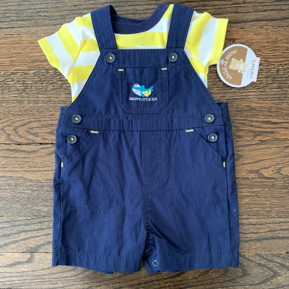 child of mine | Matching Sets | Nwt Baby Overall Set 3 | Poshmark